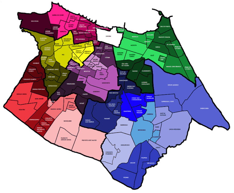 Mapa turístico de Fortaleza - 2024 | Dicas incríveis! Mapa turístico de Fortaleza - 2024 | Dicas incríveis!