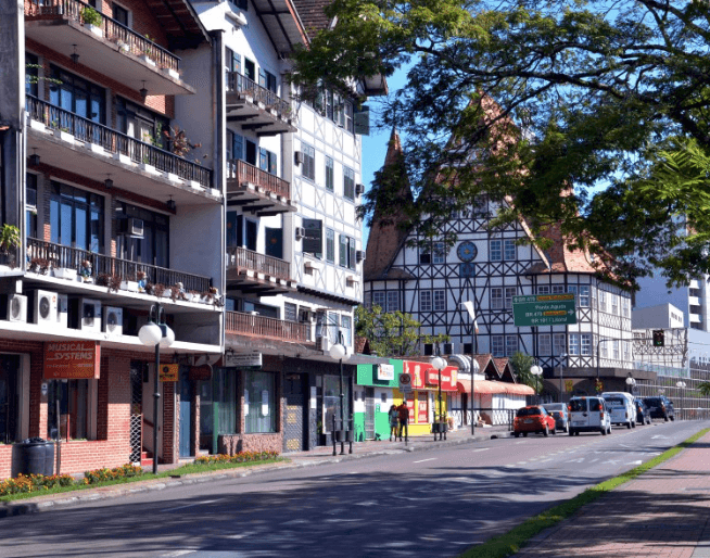 Mapa turístico de Blumenau | Dicas do Nosso Brasil